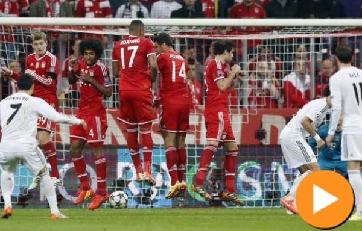 Error al evitar un gol como los que hace Cristiano Ronaldo (video)