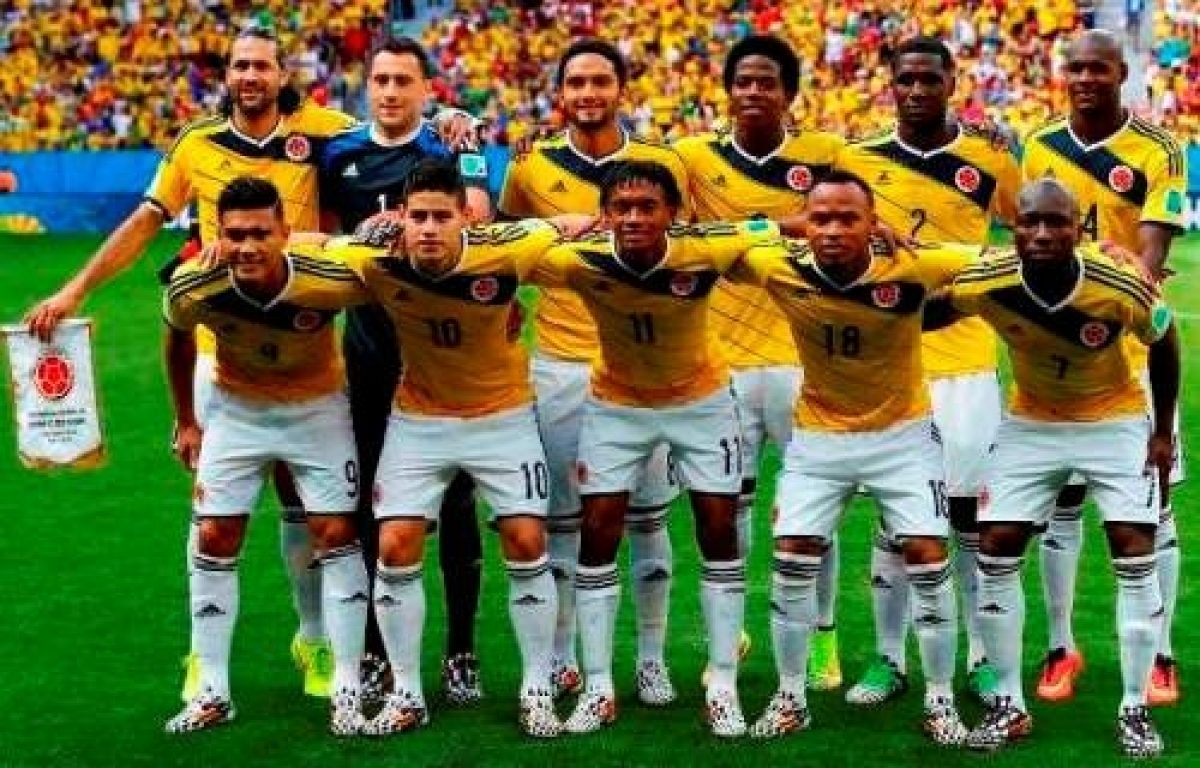 Antes y después del partido Colombia - Costa de Marfil (fotos)