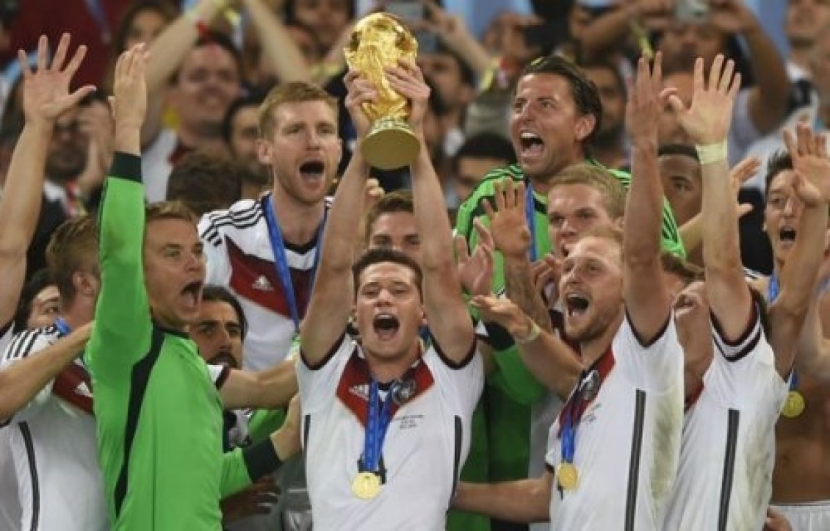 Alemania celebra su cuarta copa Mundial