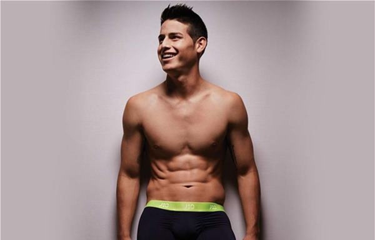 Así luce el cuerpo de James Rodríguez
