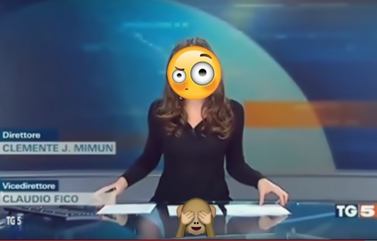 Presentadora mostró más de la cuenta con su minifalda