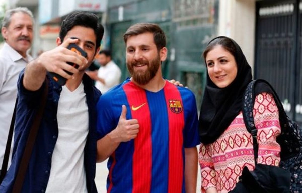 Así es la ‘pobre’ vida del doble iraní de Lionel Messi