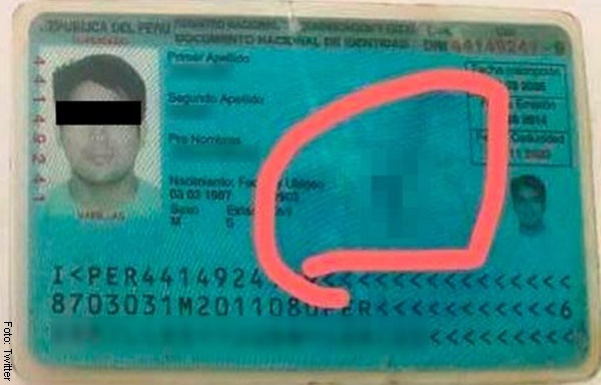 Peruano se vuelve viral por su cédula