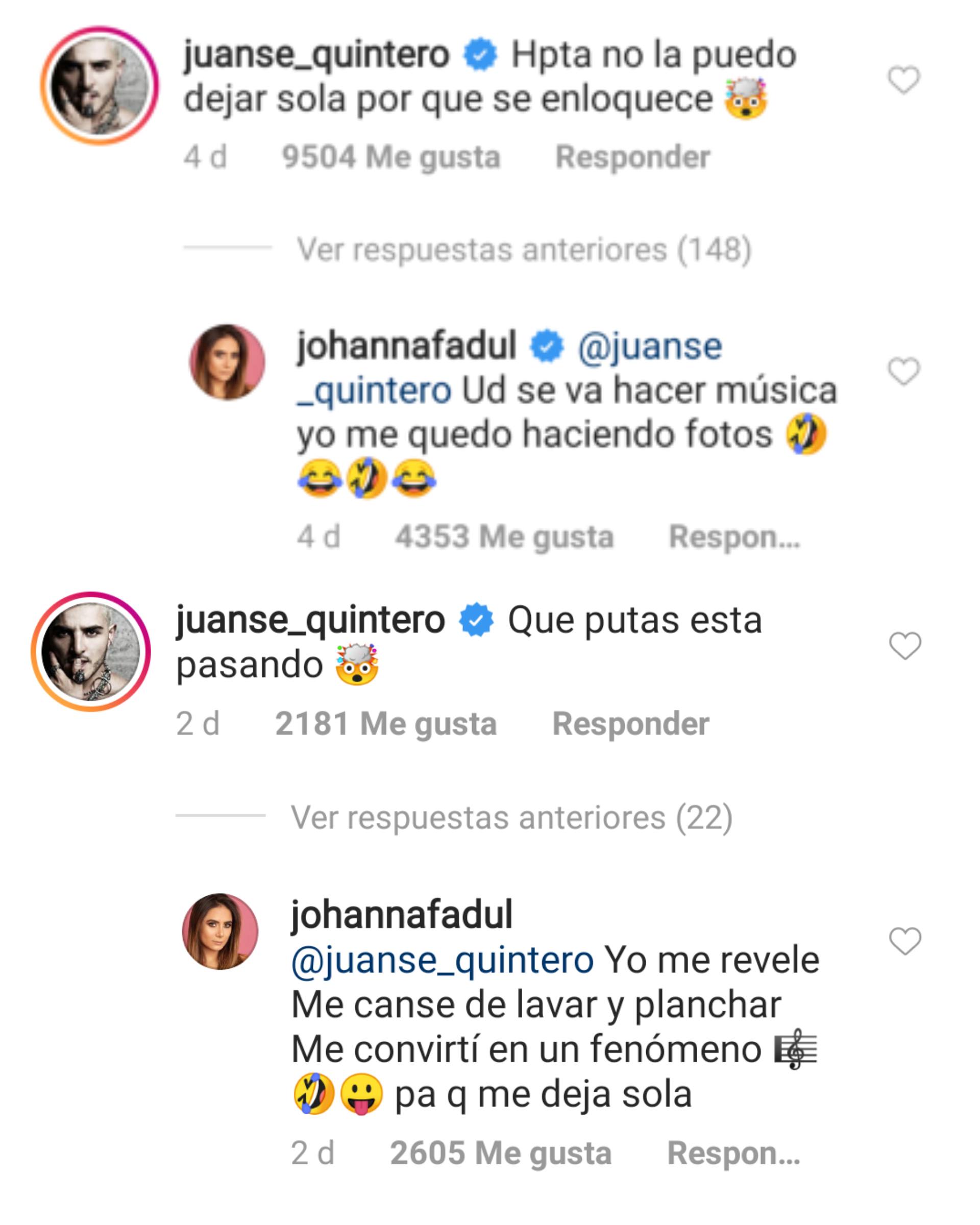 Jhoanna Fadul dedica varias fotografías sensuales a sus críticos