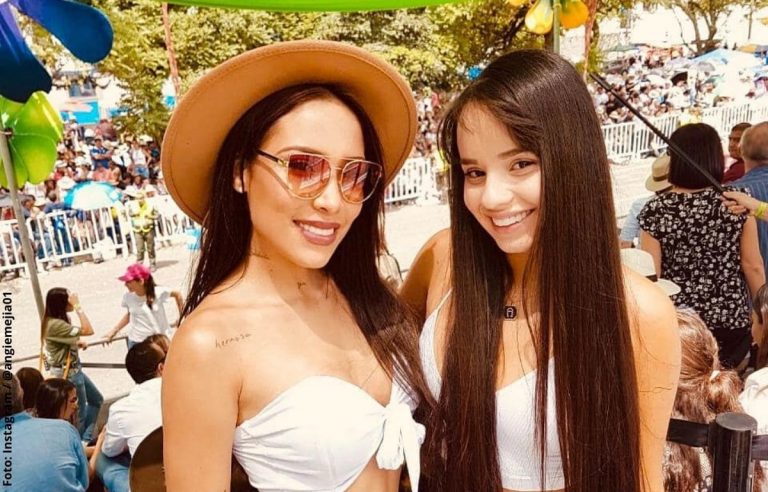 Hermana de Luisa Fernanda W lució su figura con diminuta ropa