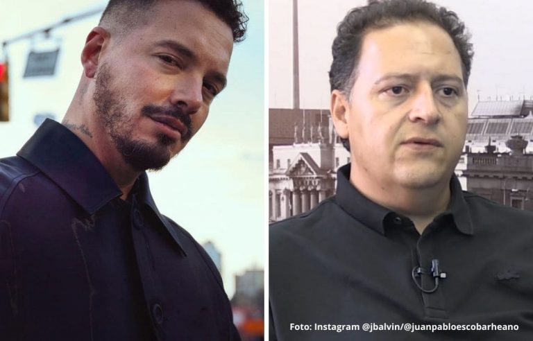 J Balvin confesó ser amigo de hijo de Pablo Escobar