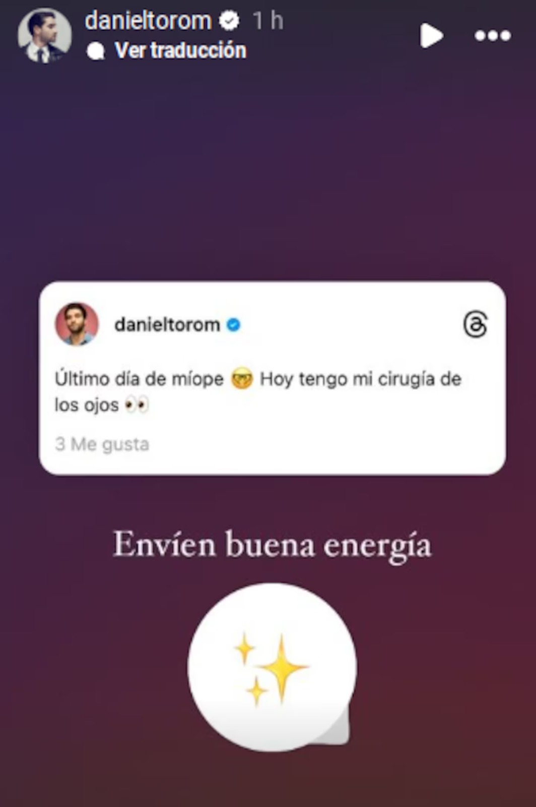 Reconocido actor de 'Rigo' se sometió a cirugía tras inesperada situación