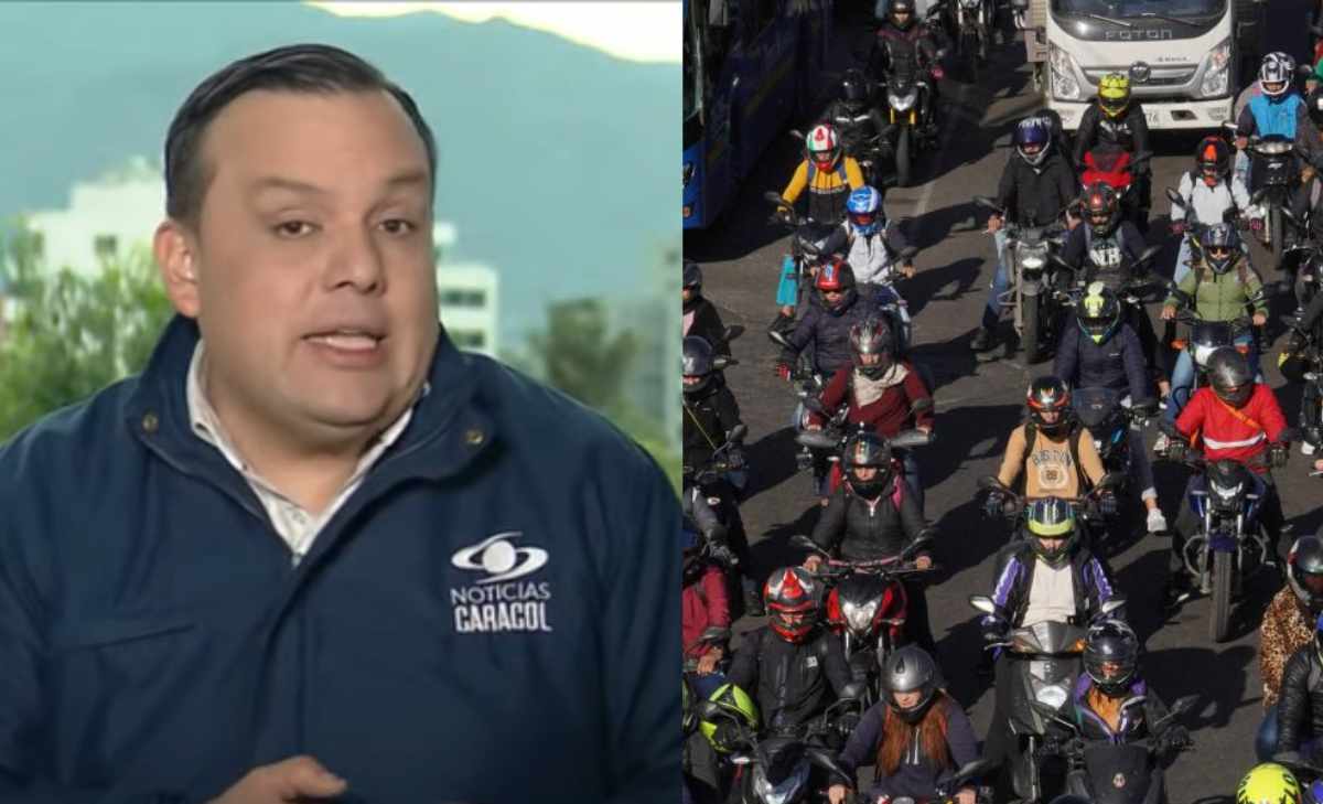 Edward Porras fue agredido durante manifestación de motociclistas