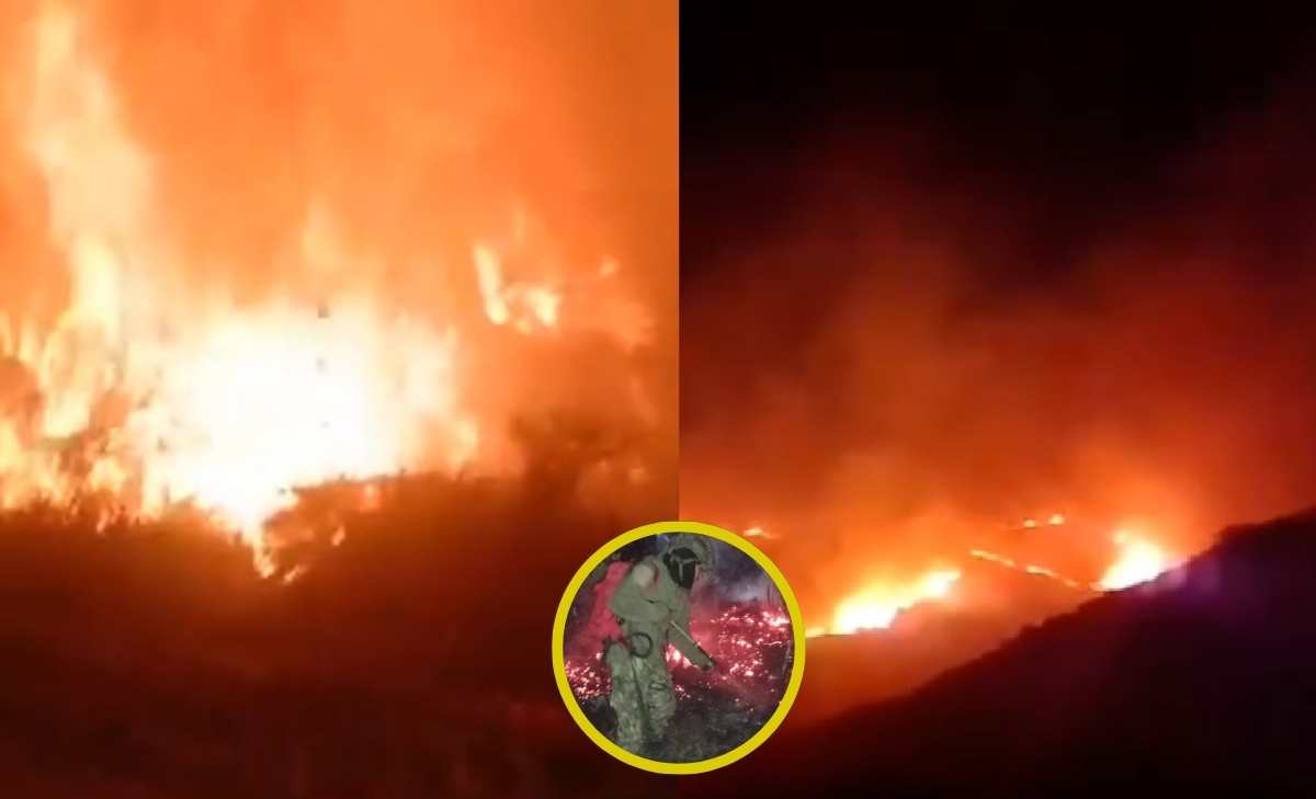 Fuertes imágenes: Se registra grave incendio en el Parque Nacional ...