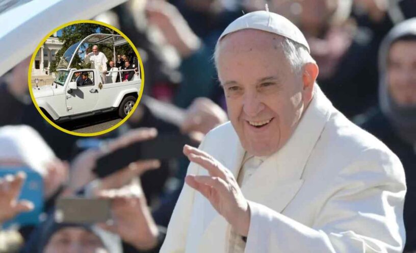 periodista confundió el papamóvil con el batimóvil