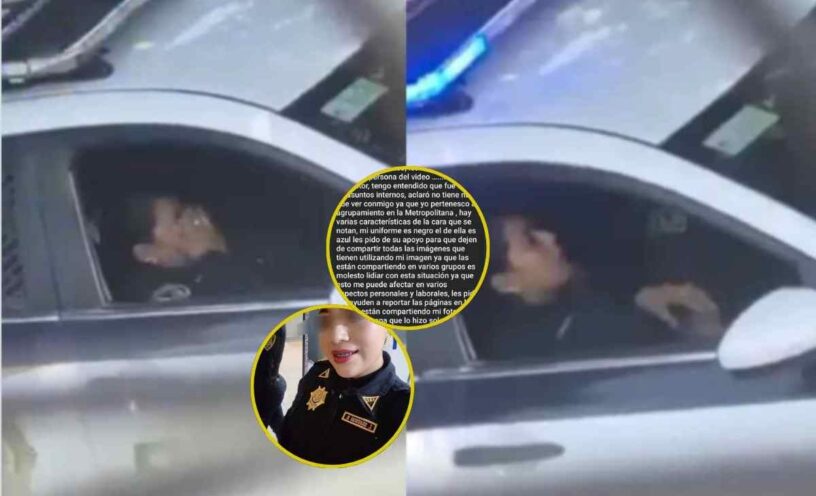 Que dijo la policía acusada de ser grabada en una patrulla