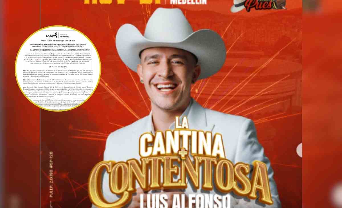 Secretaría Distrital de Gobierno suspendió los permisos para el concierto de Luis Alfonso en El ...