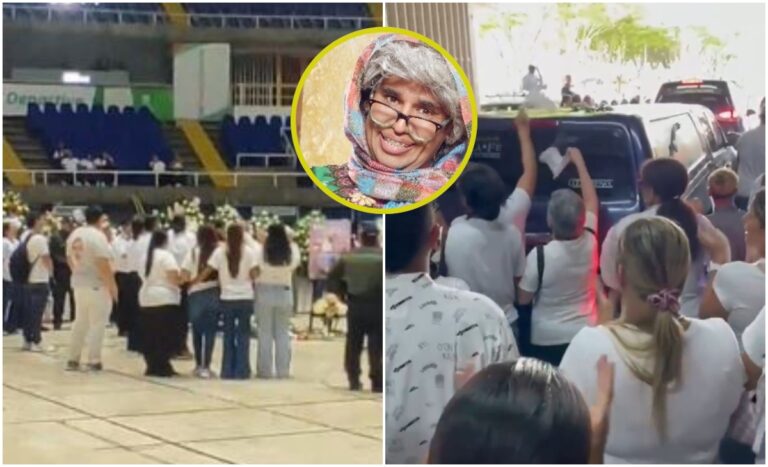 Funeral del locutor 'Paco' Ramírez, 'La tía Inés' en Cali