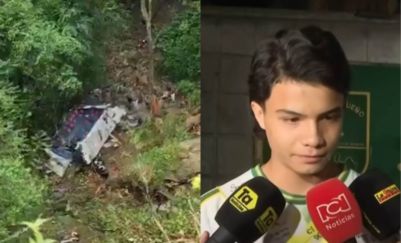 Habló joven que no subió al bus que se accidentó en Antioquia: ¿Qué lo ...