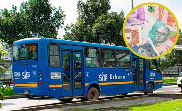 Cuánto vale el SITP en 2026