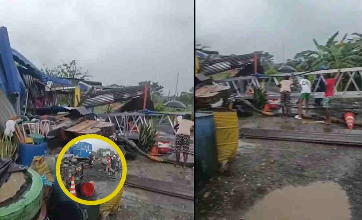niño murió cuando la pluma de una grúa le cayó encima