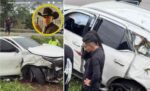 Sebastián Ayala sufrió un fuerte accidente de tránsito