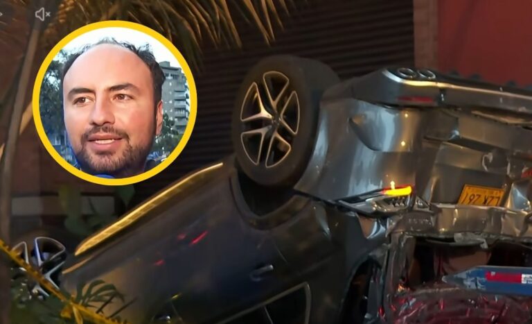 Hijo del conductor del carro que cayó desde el segundo piso en El Nogal ...